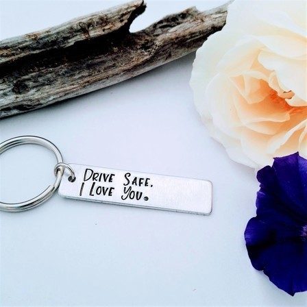 Drive Safe Keyring